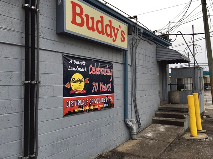 Buddy's Pizza: The birthplace of Detroit-style pizza, where squares rule and circles are so last century. That mural? It's basically the Sistine Chapel of cheese.