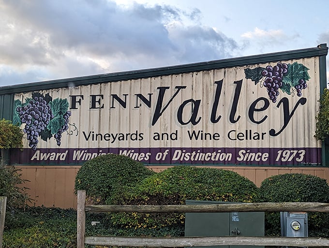Fenn Valley Vineyards: A rustic wine wonderland! Step into this barn-like tasting room and prepare for a grape escape from reality.