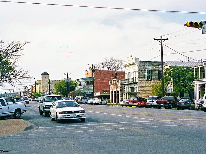 Where German heritage meets Texan hospitality. This street could be the set for a Hallmark movie about lederhosen-wearing cowboys finding love.