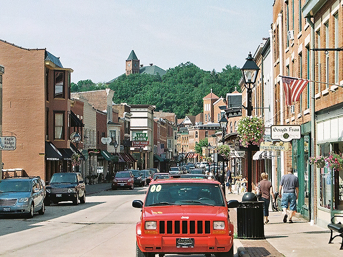 Galena's Main Street: Where window shopping becomes time travel. Each storefront tells a story, and trust me, you'll want to hear them all!