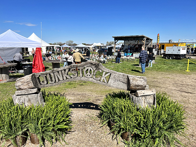 Welcome to Junkstock, where "one man's trash" becomes everyone's treasure hunt. It's like a garage sale threw a music festival!