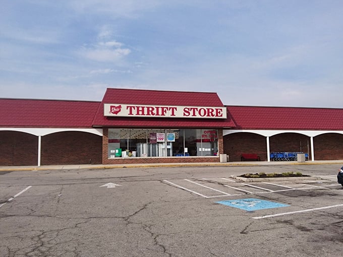 "Treasure ahoy! This Ohio Thrift Store is like a department store's quirky cousin, where bargains lurk behind every corner."