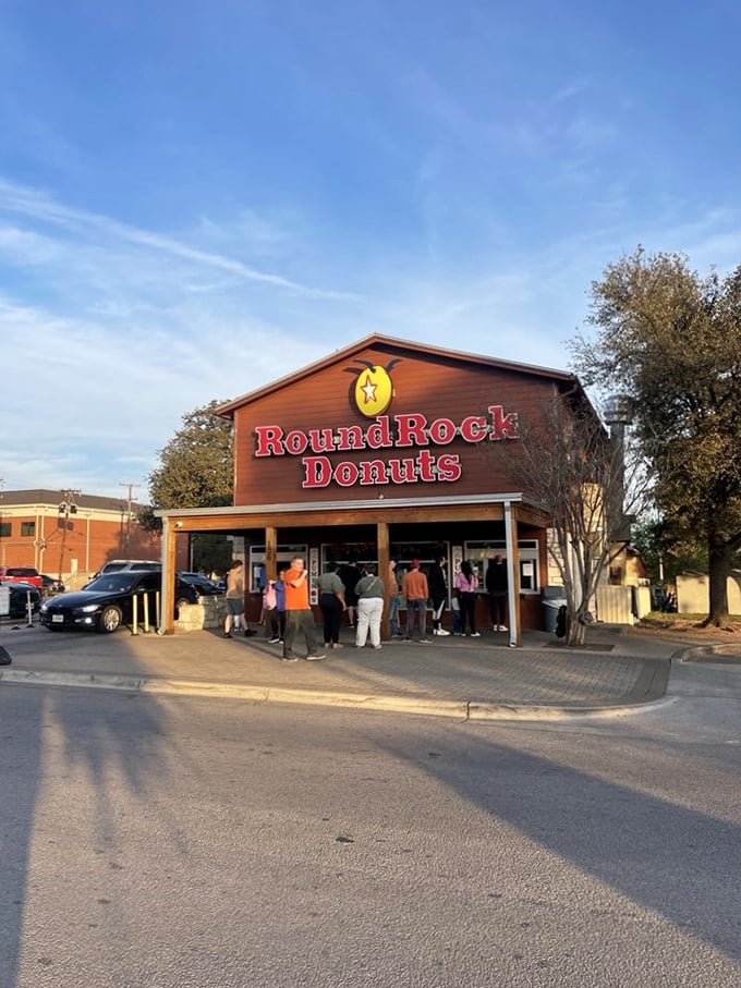 Round Rock Donuts: Where the line is long, but the wait is worth it. These golden circles of happiness are Texas-sized and irresistible.