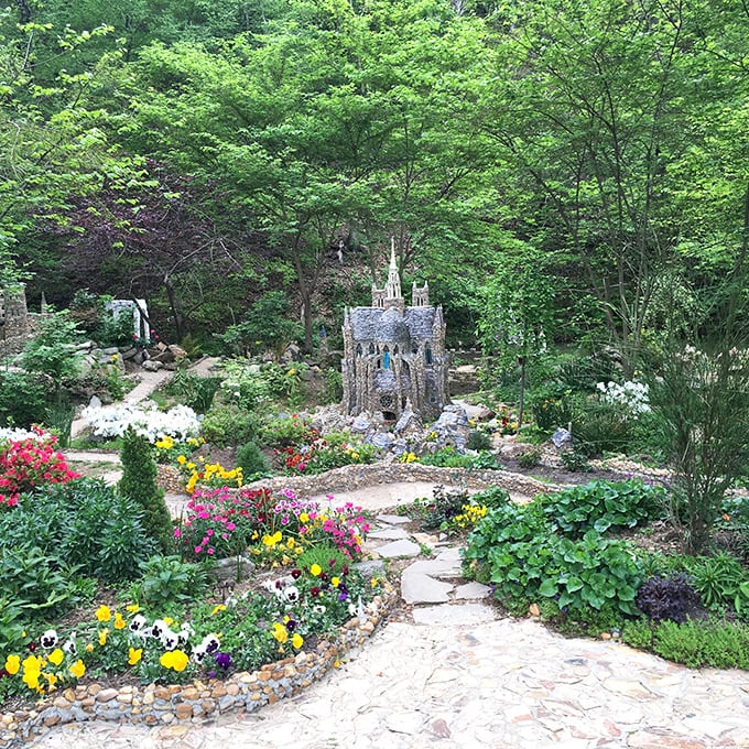 Honey, I shrunk Europe! The Rock Garden's miniature marvels will have you feeling like Gulliver in a stony Lilliput.