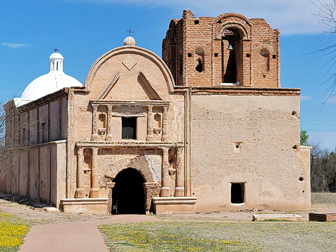 Talk about a room with a view! This mission's hilltop perch offers vistas that'd make an eagle jealous. Spiritual enlightenment meets scenic overlook.