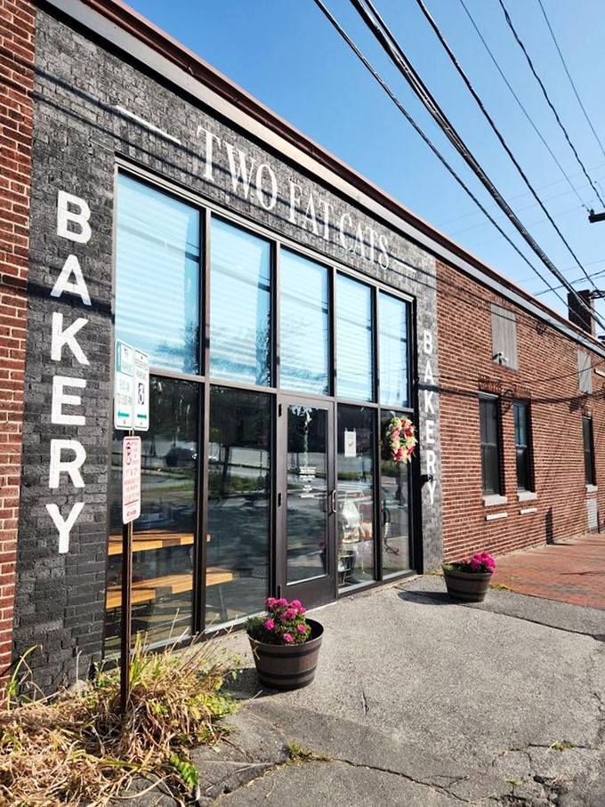 Two Fat Cats Bakery: Where feline-inspired treats reign supreme! This brick-faced bakery is the cat's meow of Portland's pastry scene.
