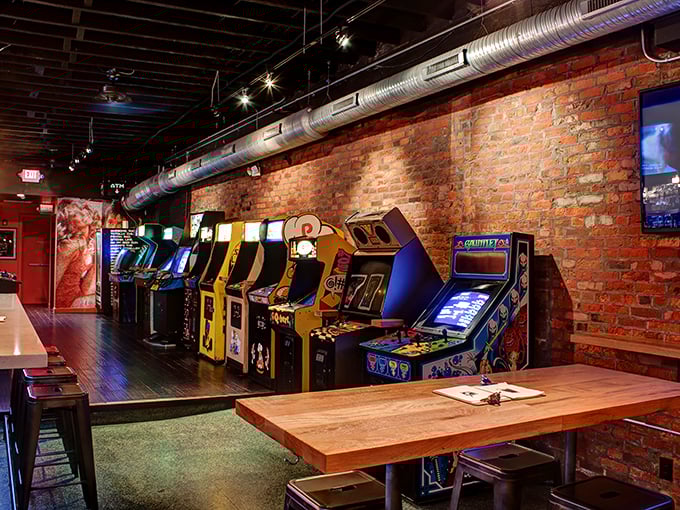 Neon dreams and pixelated screams! This retro gaming haven is where your inner child and outer adult can play in perfect harmony.