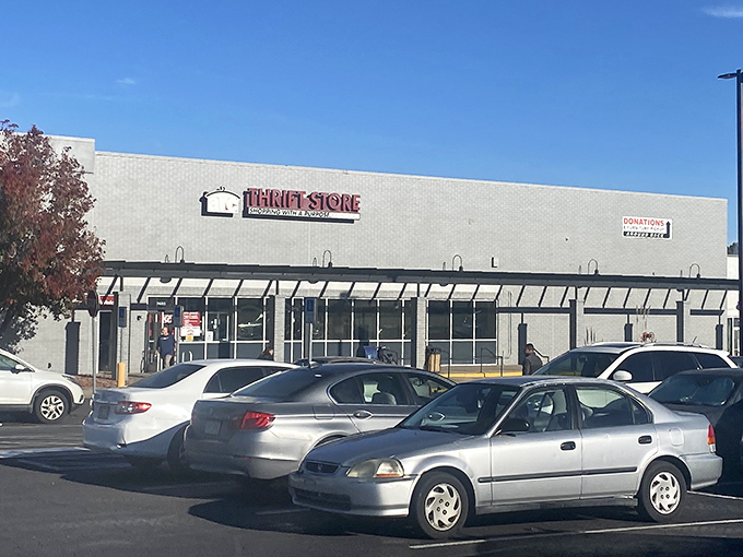 Thrift store or time machine? Step through these doors and travel through decades of fashion. No flux capacitor required!