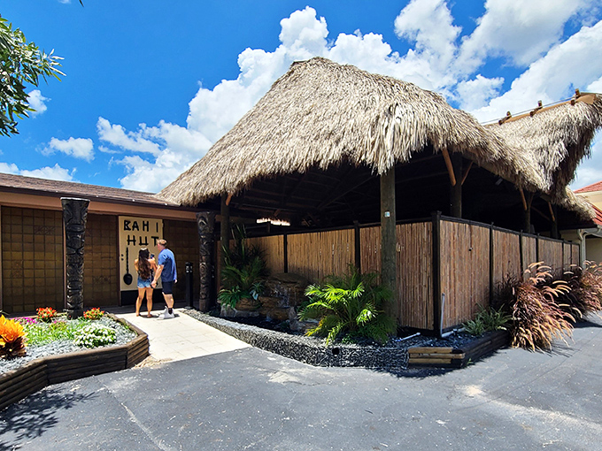 Step into Bahi Hut's bamboo wonderland, where Don Draper meets Gilligan for a Mai Tai that could knock the lei off your neck.