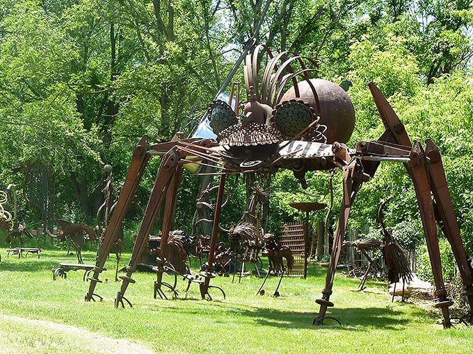 It's a bird, it's a plane, it's... a giant metal contraption! The Forevertron is where Jules Verne meets Burning Man.