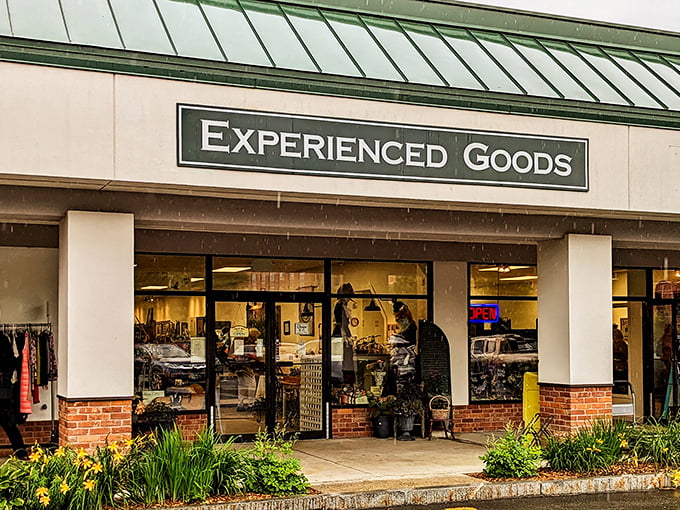 Rain or shine, Experienced Goods delivers! From knick-knacks to furniture, it's a wonderland where every purchase tells a story.