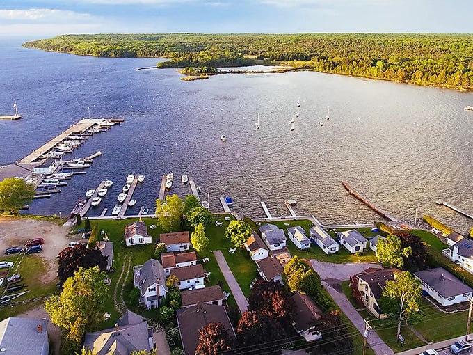 Door County's artistic soul on display. Fish Creek's galleries are like a box of chocolates &ndash; you never know what masterpiece you'll find next!