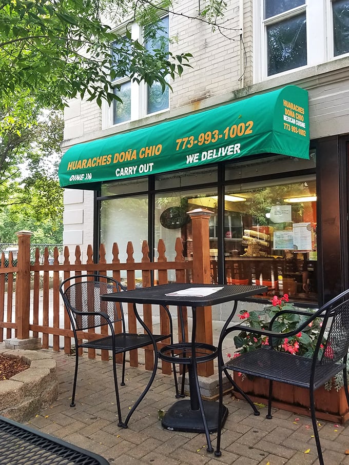 Forget glass slippers, Cinderella should've tried these huaraches! Doña Chio's storefront promises a happily-ever-after for your appetite.