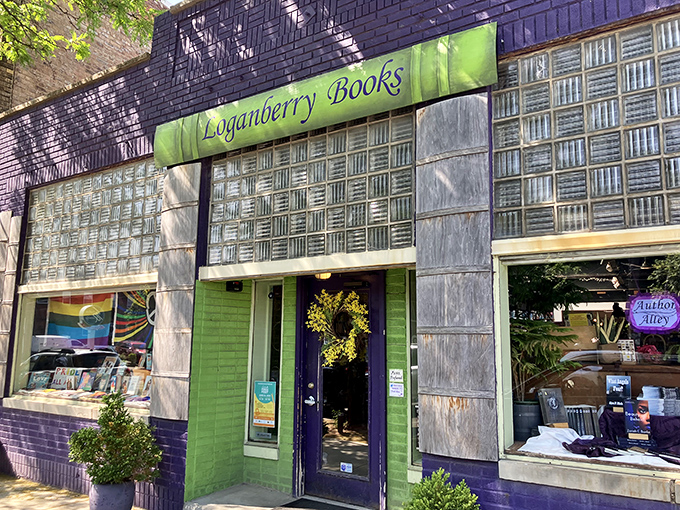 "Window shopping for words! Loganberry's display is a siren song for bibliophiles and curious passersby alike."