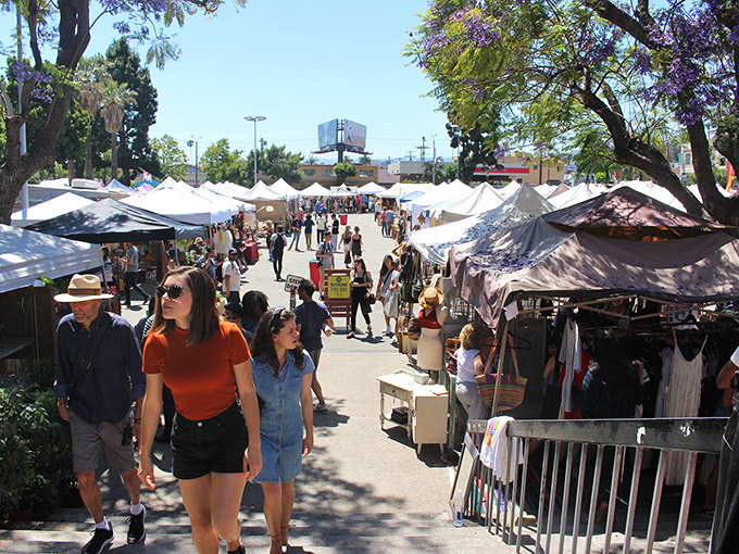 From vintage vinyl to artisanal crafts, Melrose Trading Post is a feast for the eyes and the wallet.