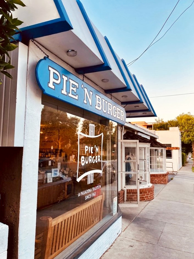 Retro vibes and comfort food collide at Pie 'n Burger. It's like "Happy Days" with a side of flaky crust.
