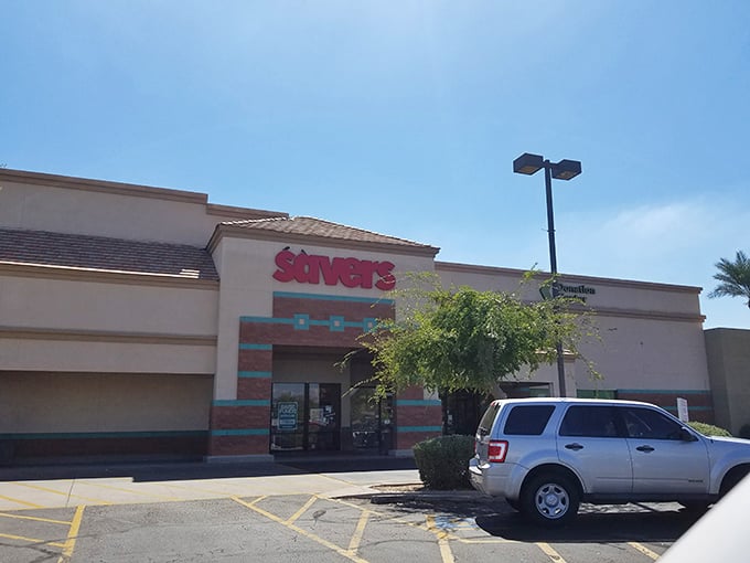 Welcome to Savers, the TARDIS of thrift stores. It's bigger on the inside, filled with timeless treasures and yesterday's trends.