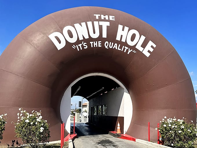 The Donut Hole: Where you can have your donut and drive through it too. It's a sugar rush and an architectural marvel all rolled into one.