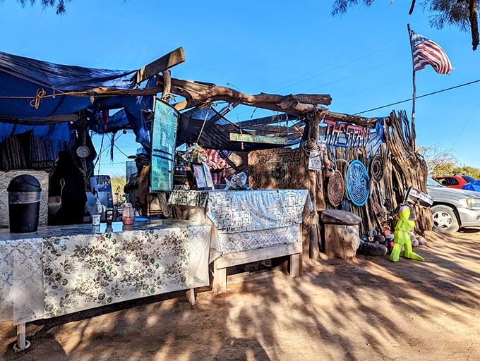 Uncle Sam wants YOU... to eat fry bread! This patriotic shack serves up comfort food that'll have you pledging allegiance to carbs.
