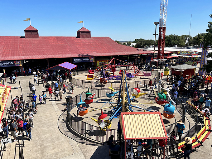 Where bargains meet Ferris wheels! Traders Village Grand Prairie proves everything's bigger in Texas, including flea market fun.