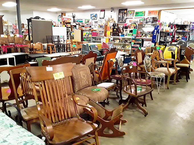 Who needs a DeLorean when you've got Treasures? This Mooresville market is a portal to decades past.