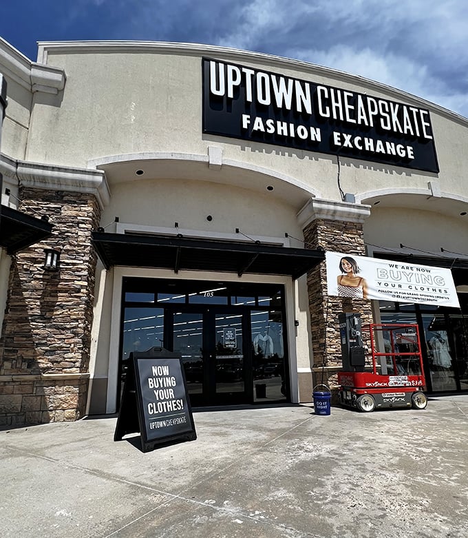 Dive into a sea of style at Uptown Cheapskate. It's like a fashion buffet where your wallet won't leave hungry!