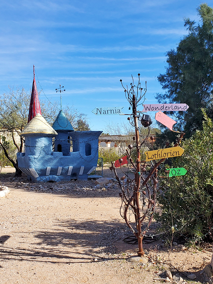 Fantasy meets the Wild West. Is that a castle or a mirage? In the Valley of the Moon, reality takes a vacation.