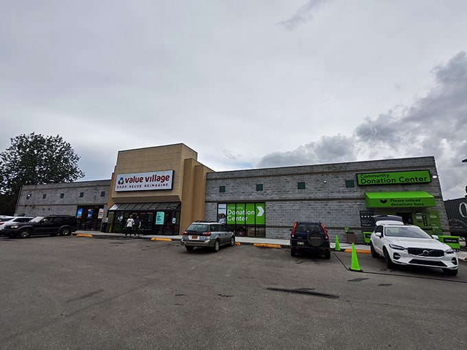 This Value Village isn't just a store, it's a time machine. Step in and emerge as a fashionista from any decade!