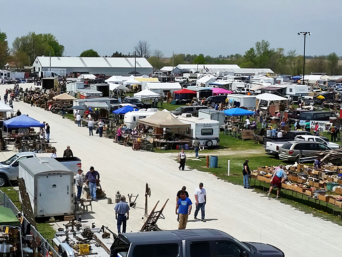 Treasure hunters, unite! What Cheer Flea Market is where Indiana Jones would shop if he collected quirky Americana instead of ancient artifacts.
