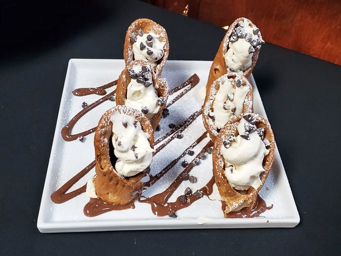Sweet victory never looked so good. These cannolis are the perfect strike of creamy indulgence.