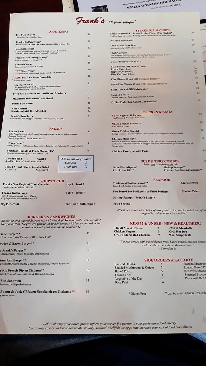 A menu that reads like a love letter to carnivores. Choosing just one dish? That's the real beef here!