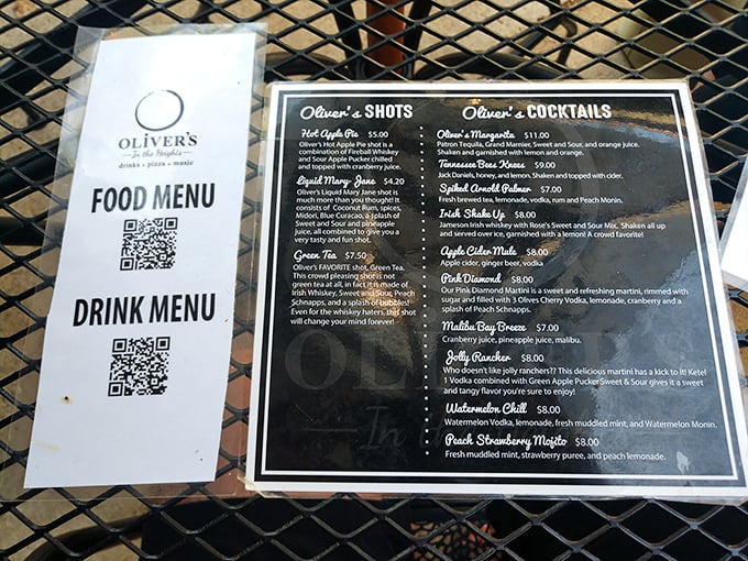 Decisions, decisions! Oliver's menu is a treasure map of flavors. X marks the spot for deliciousness &ndash; and it's everywhere!