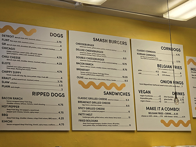 Decisions, decisions! This menu is like a choose-your-own-adventure book, but every ending is delicious.