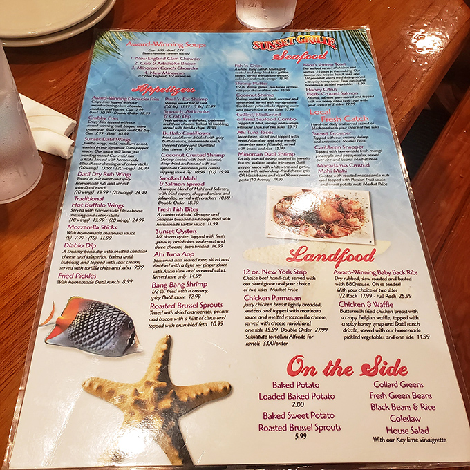 Decisions, decisions! This menu is a treasure map of culinary delights. Pro tip: Close your eyes and point – you can't go wrong.