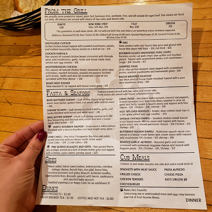 Decisions, decisions! This menu is like a choose-your-own-adventure book, but every ending is delicious.