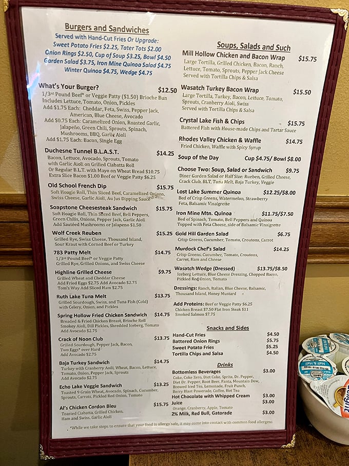 Menu, menu on the wall, who's the fairest meal of all? Spoiler alert: They're all contenders in this culinary beauty pageant.