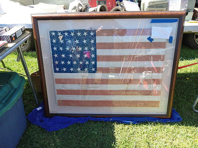 Old Glory gets the star treatment! This vintage flag could tell tales of bygone eras &ndash; if only it could talk.