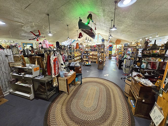 Imagine if your attic had a wild night out with a flea market. That's the organized chaos you'll find inside 1A Relics.