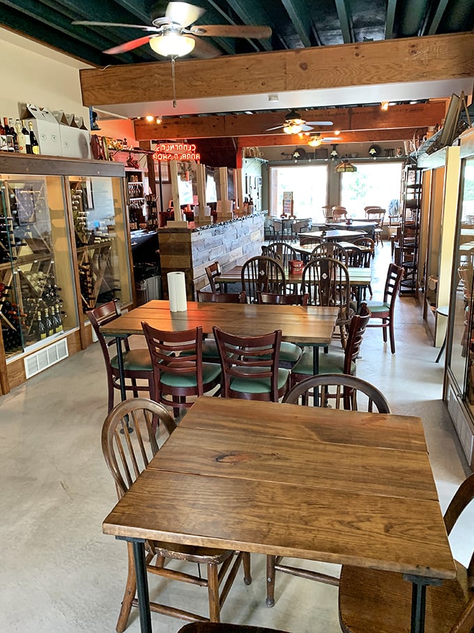 Pull up a chair and uncork some memories! This cozy tasting area is perfect for sipping wine and swapping stories about your favorite finds.