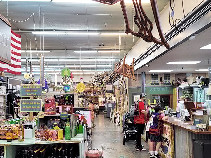 Aisle after aisle of memories waiting to be rediscovered. It's like your grandma's attic, but with better lighting and less dust.