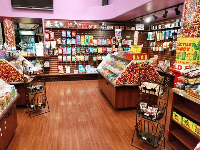 Behold, the Willy Wonka fever dream of Tempe! This kaleidoscope of confections would make even the Oompa Loompas dizzy with delight.