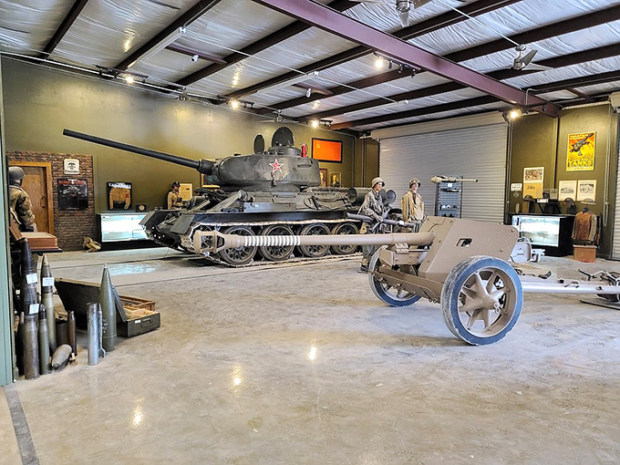 History on display, with a side of adrenaline. This indoor museum showcases the raw power of military might, no time machine required.