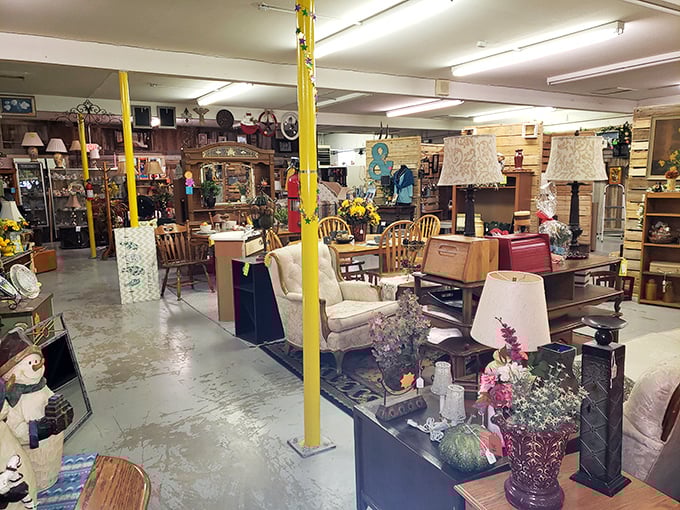 Aisles of possibility stretch before you. It's like playing "I Spy" with decades of American pop culture as your playground.