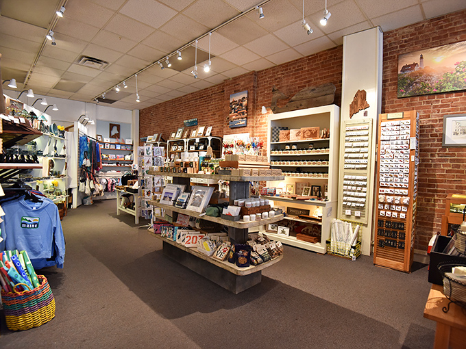 Imagine if your coolest friend's living room had a baby with a Maine artisan's workshop. That's the vibe you're getting here, folks.