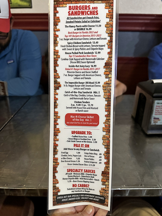 Decisions, decisions! This menu is a choose-your-own-adventure novel where every chapter ends in delicious satisfaction.