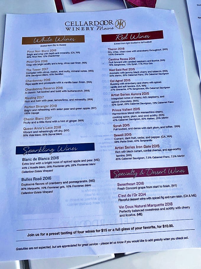 Decision time! This menu is like a treasure map for your taste buds. X marks the spot for delicious discoveries.