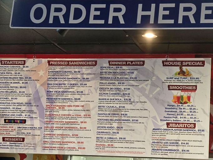 Decisions, decisions! This menu is like a greatest hits album of Cuban cuisine &ndash; you'll want to try it all.