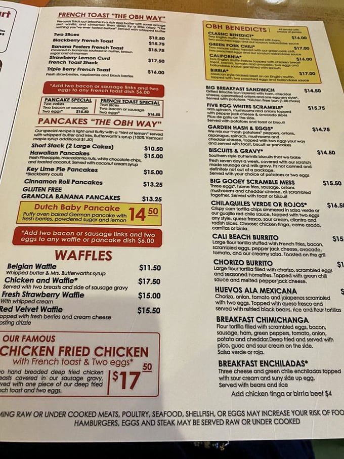 Decisions, decisions! This menu is more packed with options than my suitcase before a food tour. Better loosen that belt buckle!