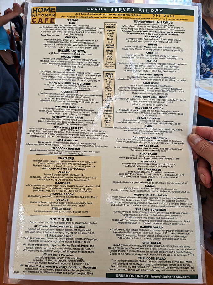 A menu that reads like a love letter to comfort food. Decisions, decisions - it's a delicious dilemma!