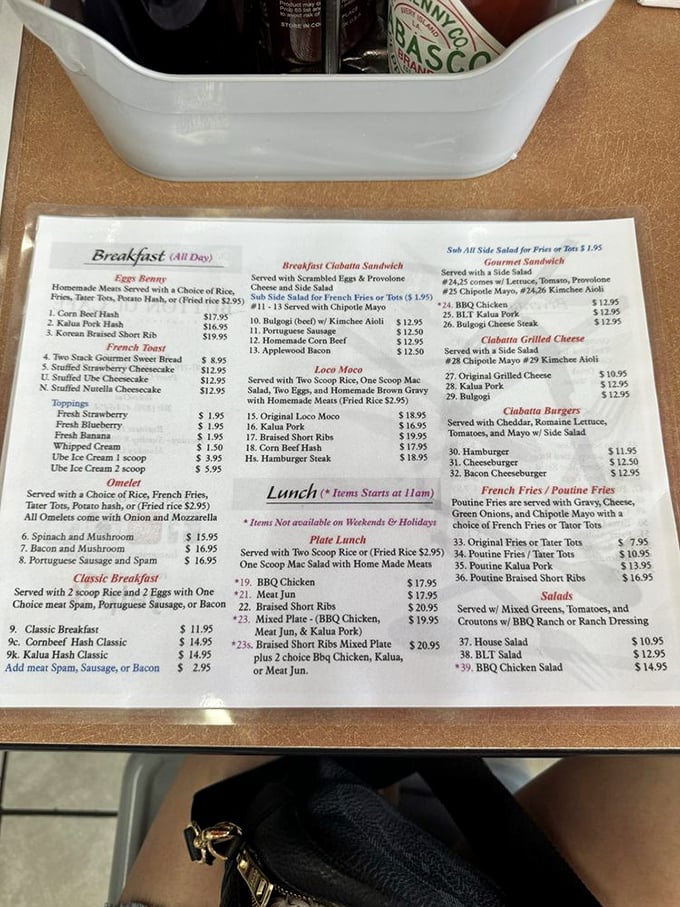 Decisions, decisions! This menu is like a choose-your-own-adventure book, but every ending is delicious.